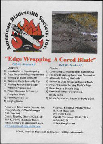Edge Wrapping a Cored Blade by James Rodebaugh (an American Bladesmith ...
