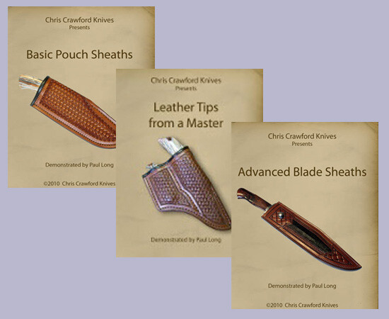 Knife Sheath Construction (3 DVD Set) with Paul Long - www.ArtisanIdeas.com