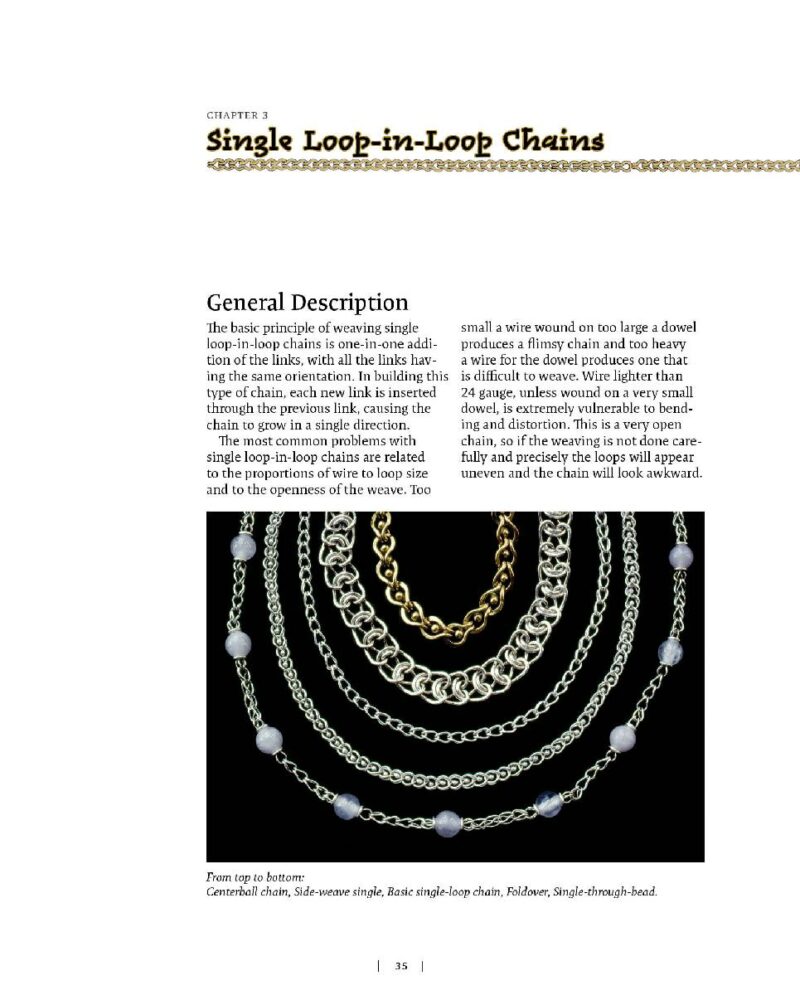 Classical Loop in Loop Chains by Jean Reist Stark & Josephine Reist Smith - Artisan Ideas