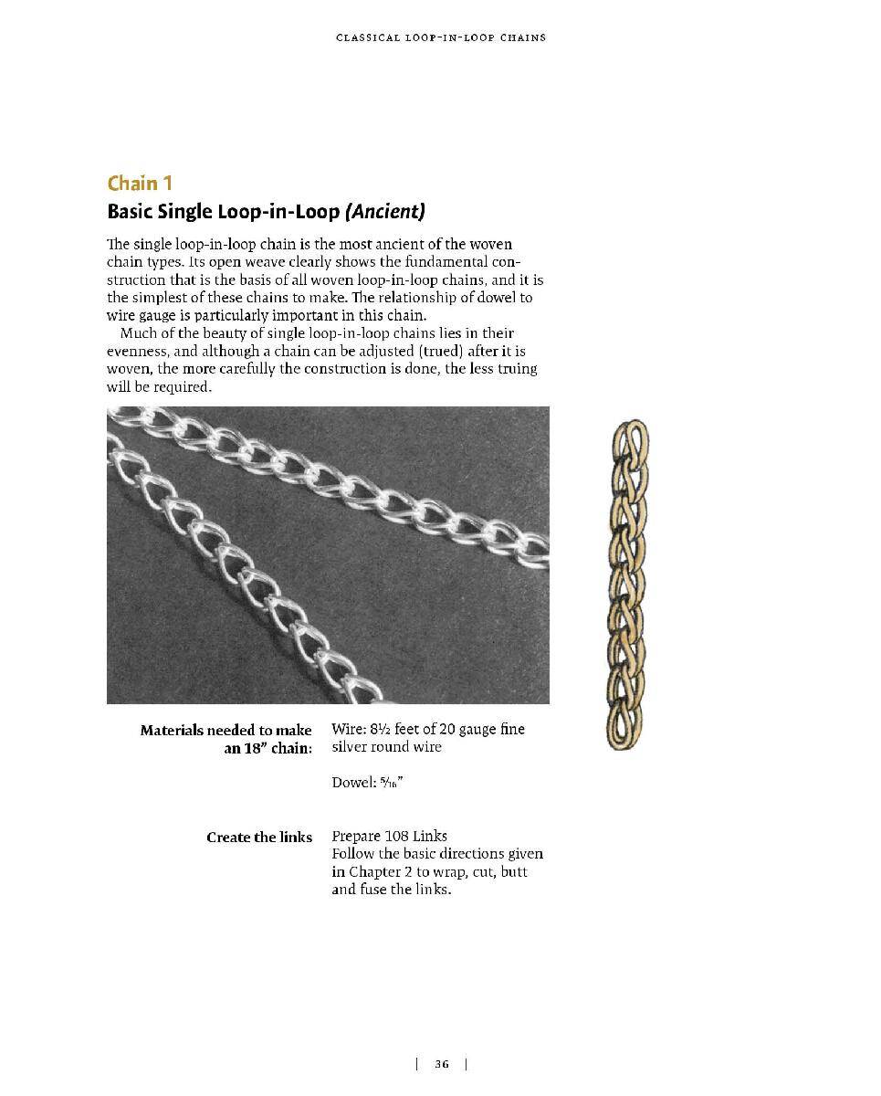 Classical Loop in Loop Chains by Jean Reist Stark & Josephine Reist Smith - Artisan Ideas