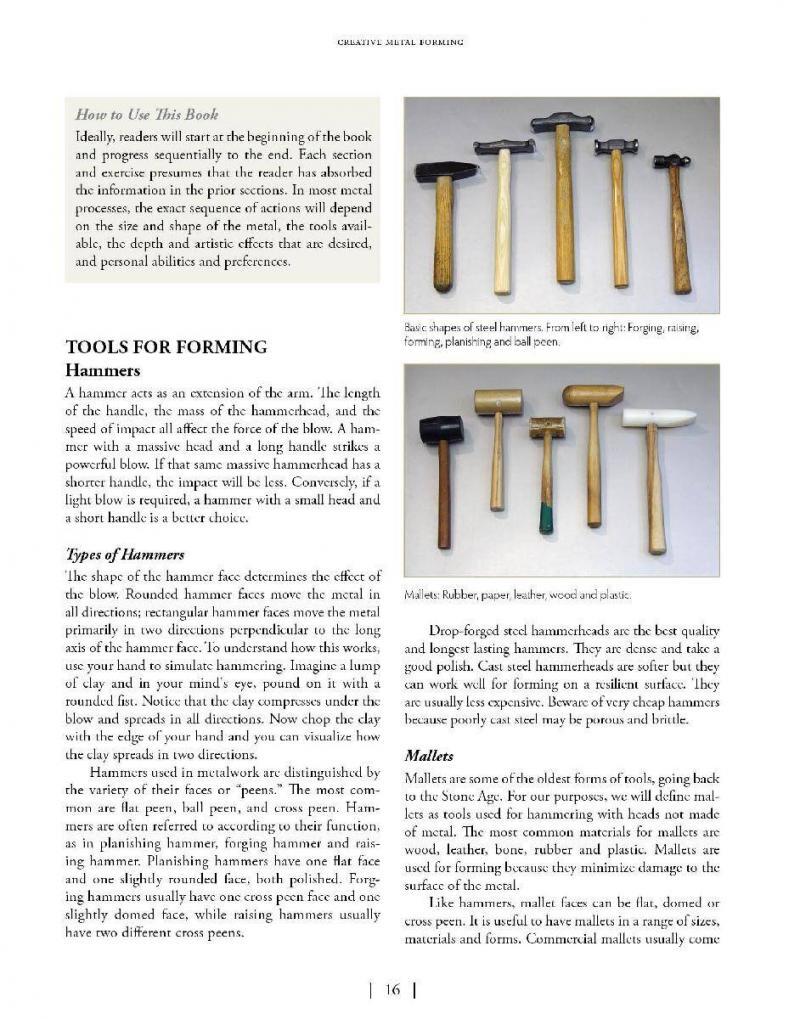 Creative Metal Forming by Betty Helen Longhi & Cynthia Eid - Artisan Ideas